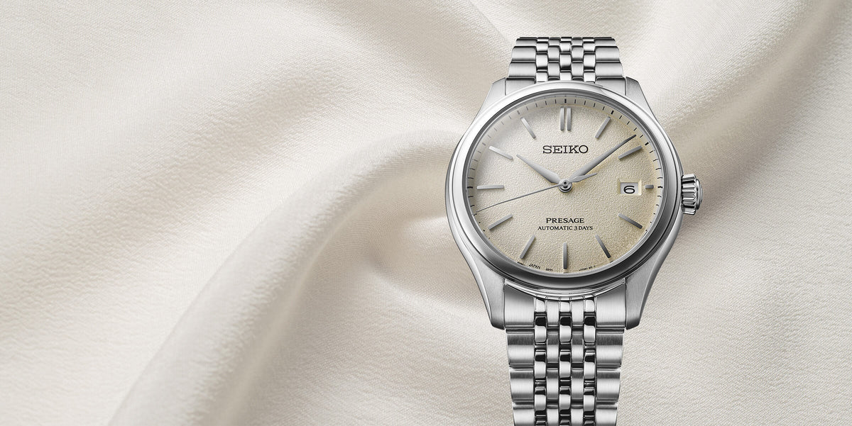 Seiko Presage Classic Series SPB463 Automatique (Cadran blanc / 40mm ...